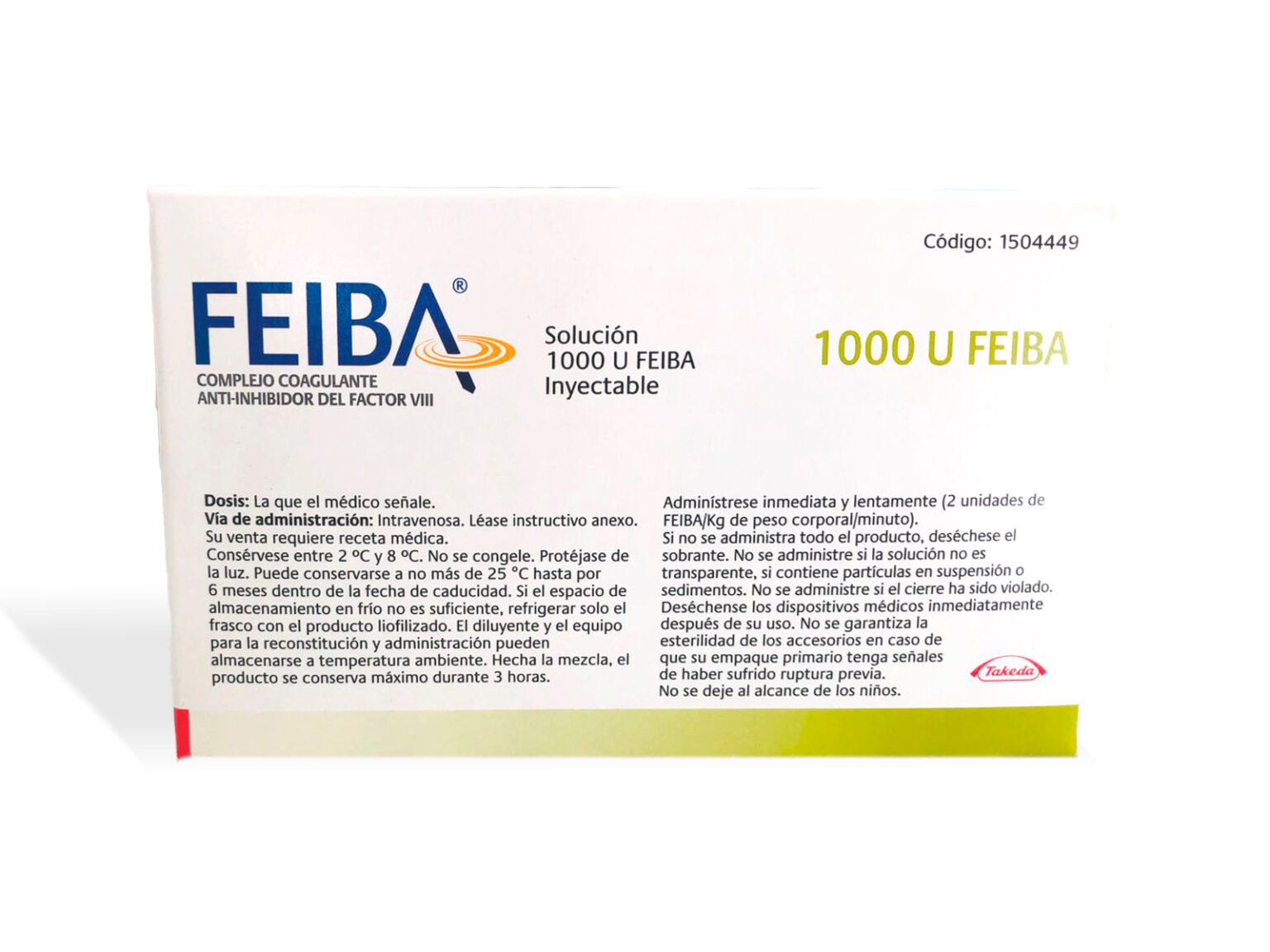FEIBA 1000 UI Factor VIII | Tivasani