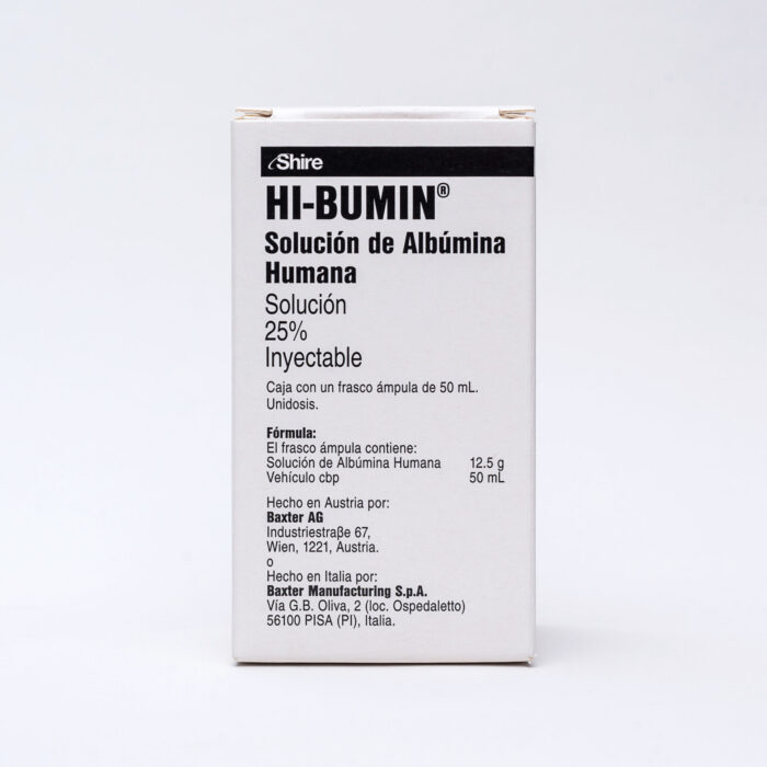Albumina humana 25% Shire | Tivasani