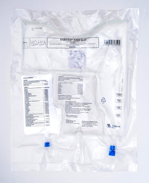 Kabiven Periférico 1000 kcal | Tivasani