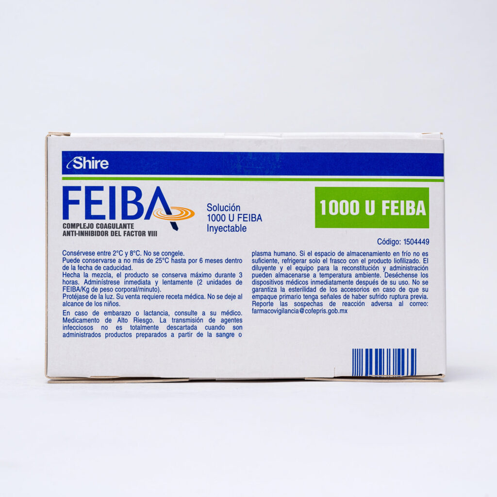 FEIBA 1000 UI Factor VIII | Tivasani