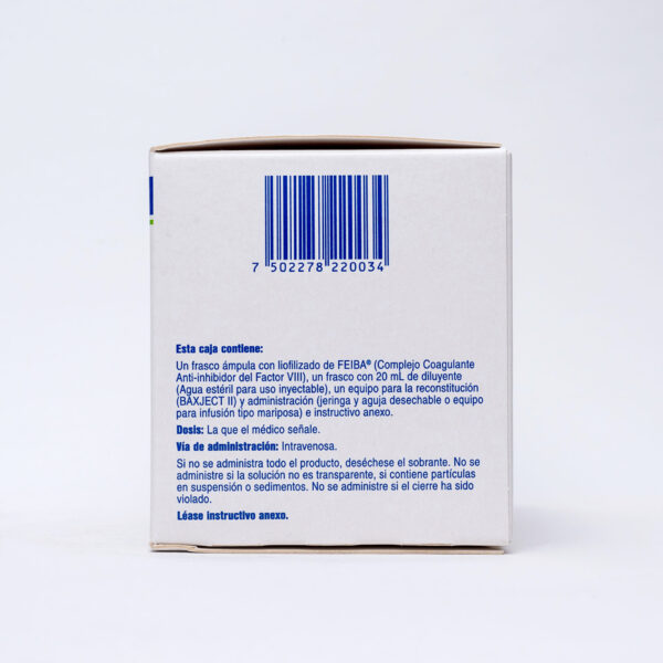 FEIBA 1000 UI Factor VIII | Tivasani