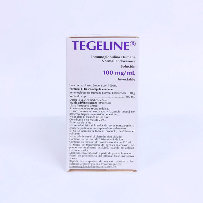 Tegeline 10 g. El precio será de $17,000 al presentar tu receta médica ...