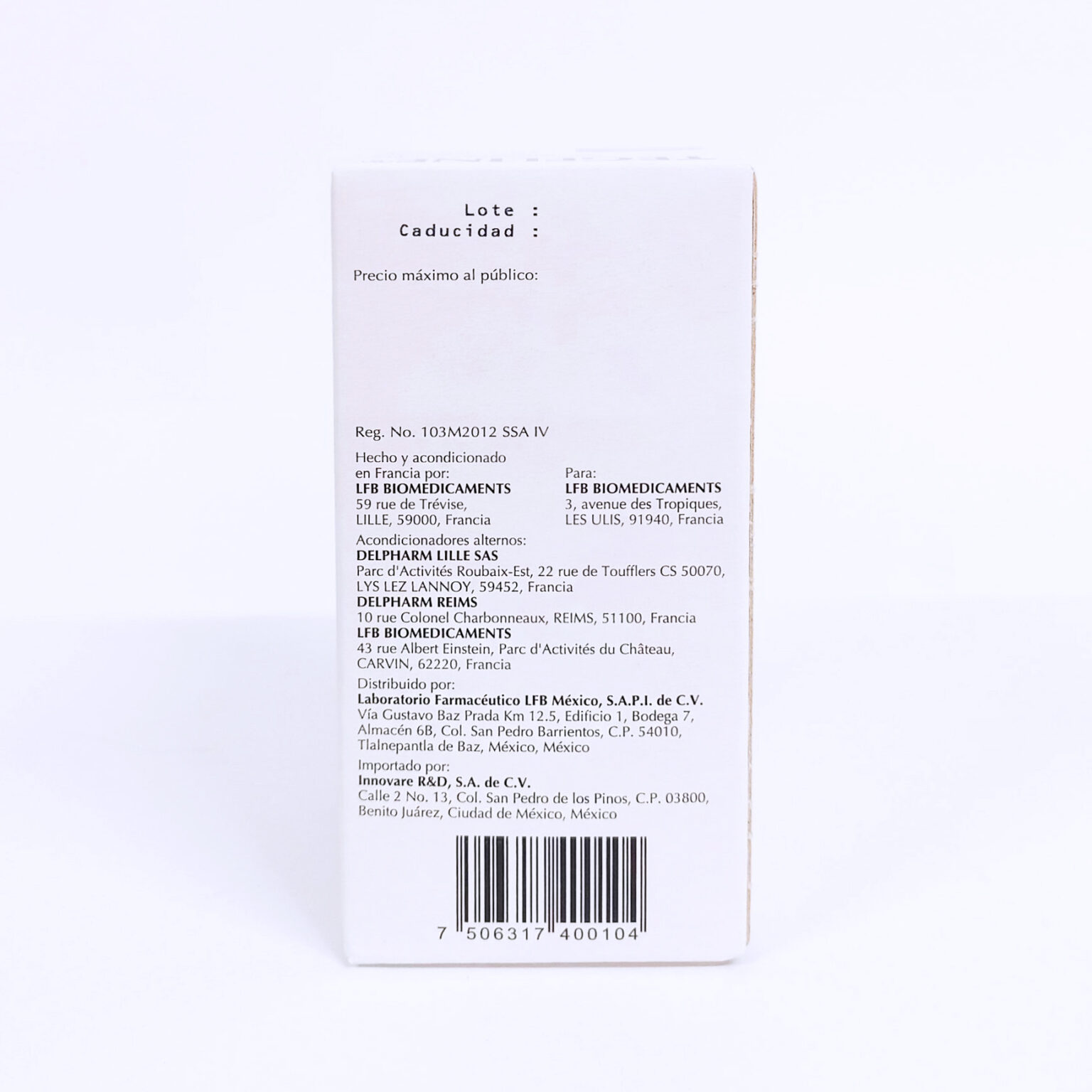 Tegeline 10 g. El precio será de $17,000 al presentar tu receta médica ...