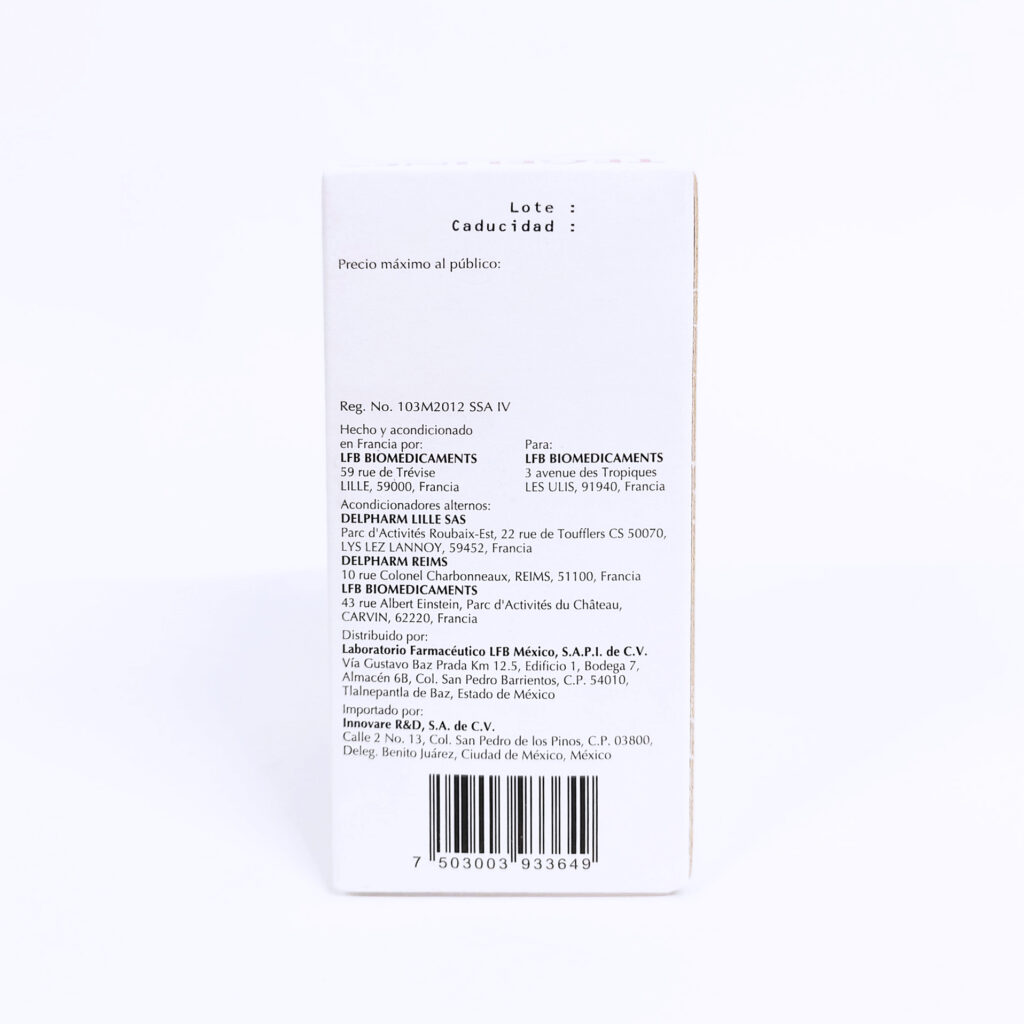 Tegeline 5 g. El precio será de $8,500 al presentar tu receta médica ...